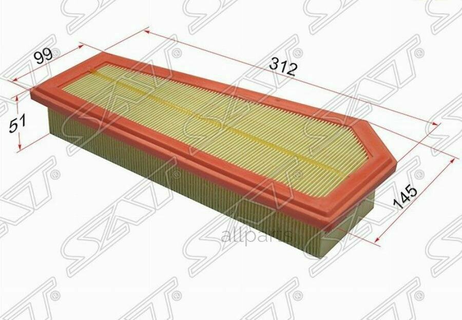 SAT ST-A2710940304 Фильтр воздушный Mercedes-Benz C-Class 07-15 / E-Class 09-17