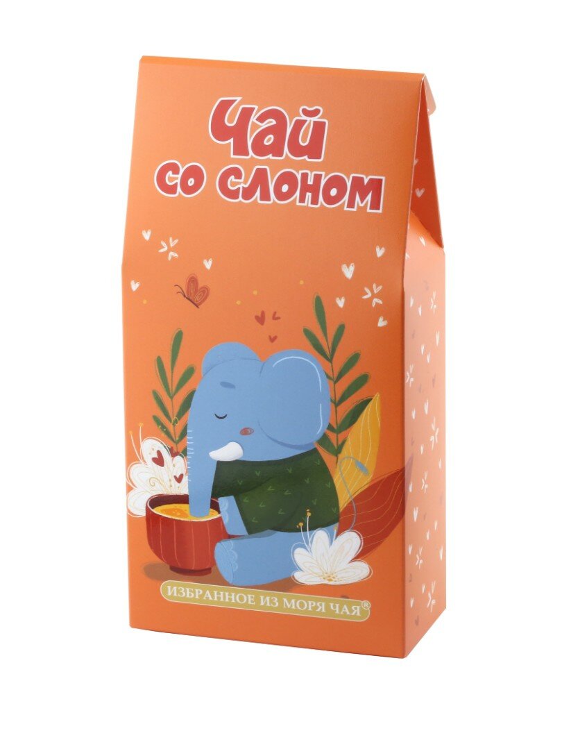 Чай ИМЧ "Чай со слоном", ОРА, картон, 50 гр, Шри-Ланка