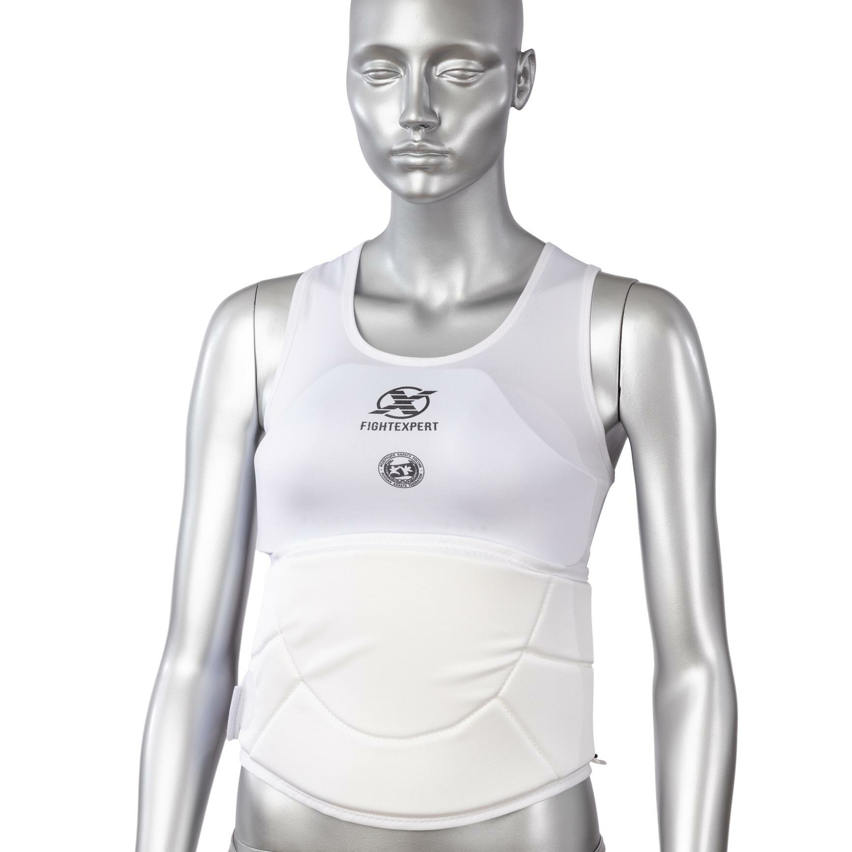 Защита корпуса женская FIGHT EXPERT BODY GUARD для карате/каратэ ФКР и других единоборств размер M