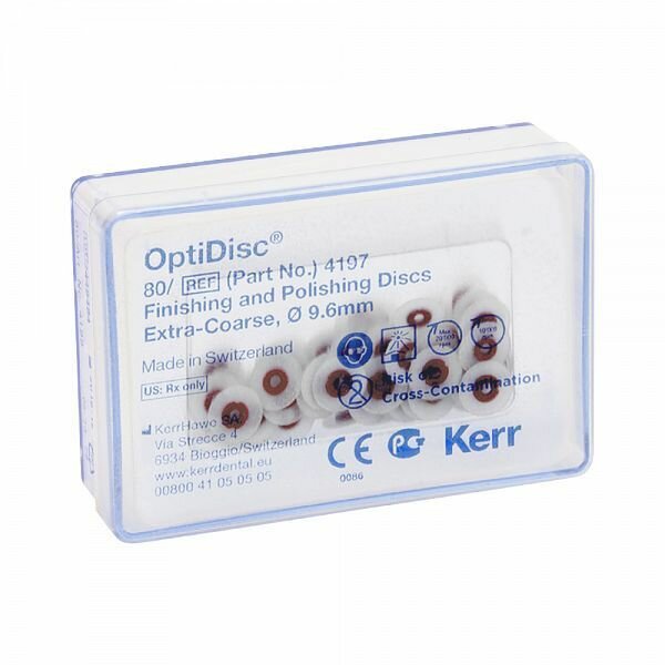 Диски OptiDisc очень грубые, 9,6 мм, 80 шт