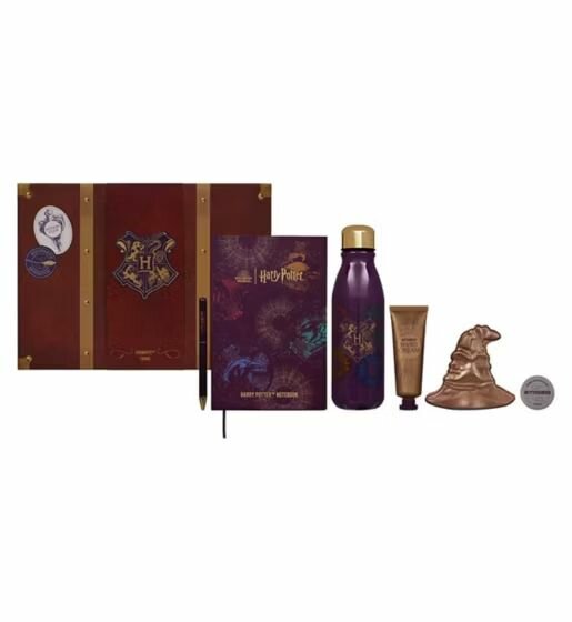 Harry Potter Подарочный набор с кремами, бальзамами и бомбочками для ванны Hogwarts Trunk