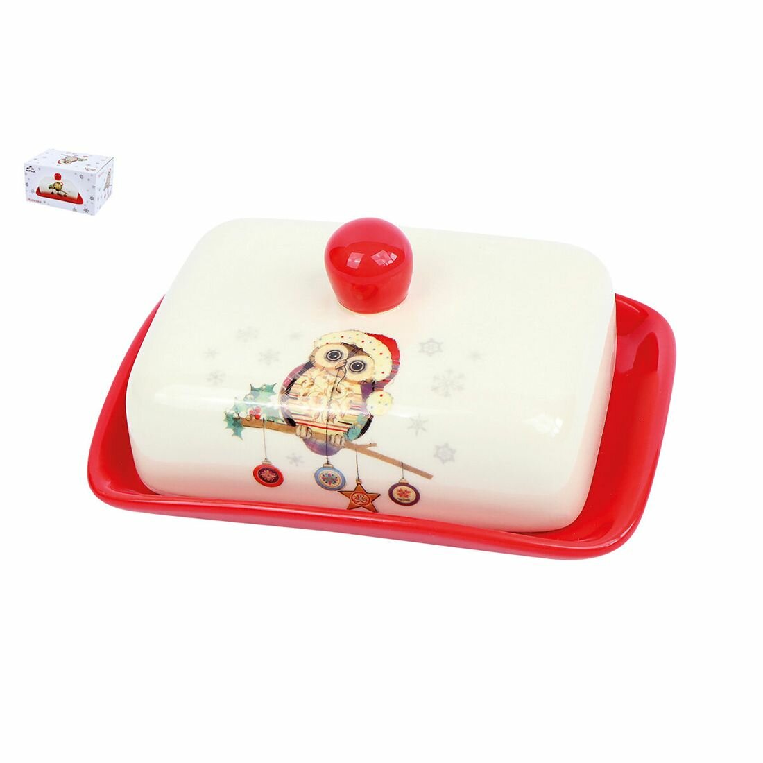 Масленка Owl Christmas (доломит)