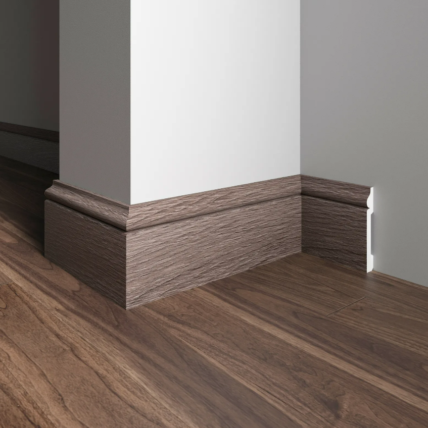 Плинтус Dekor-Dizayn 005-81SH Цветной Плинтус Д2400хВ79хТ13 / Декор Дизайн.