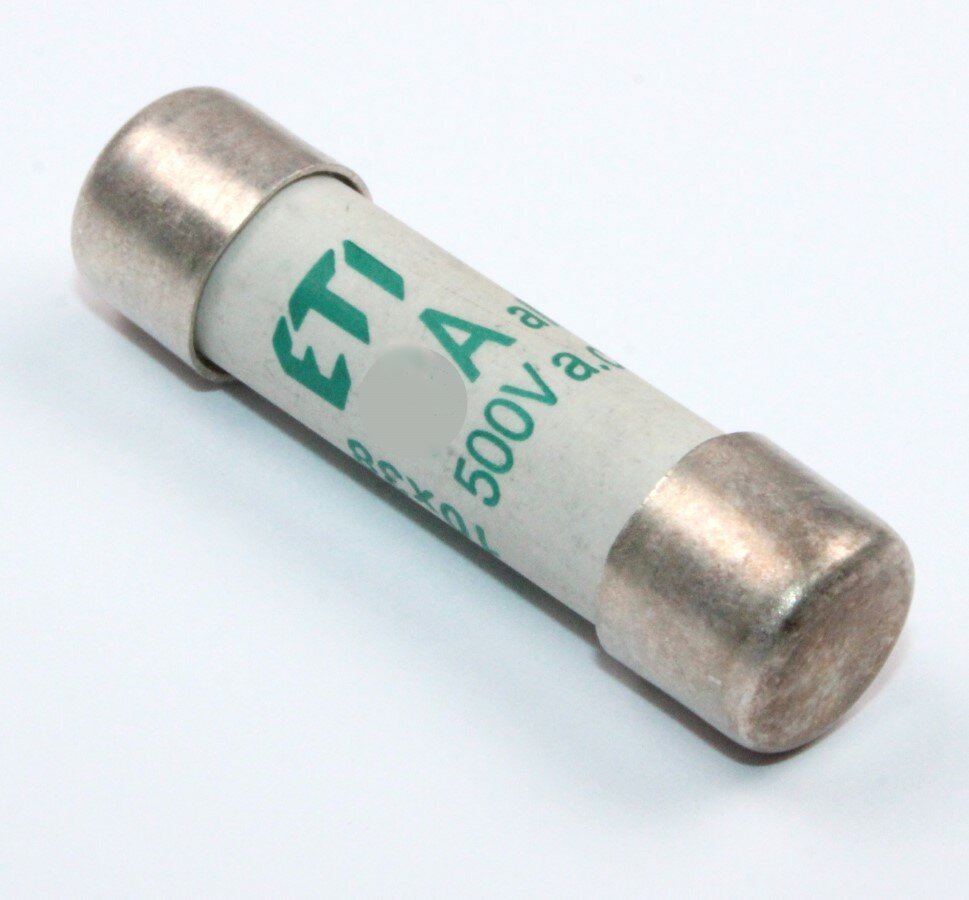 FUSE 10*38mm aM 6А ETI (быстродействующий), Предохранитель