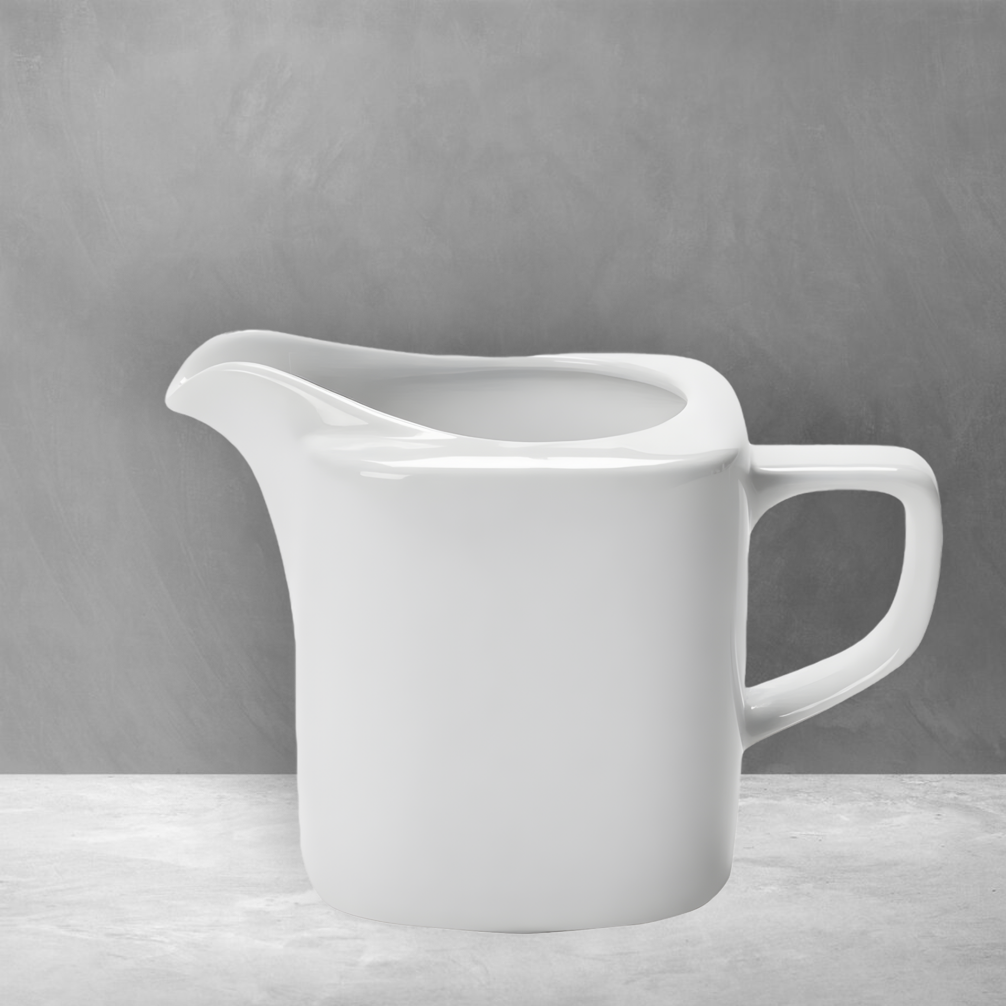 Молочник белый из упрочнённого фарфора CAMEO 710-65, 250 мл, 120х70х80 мм, 2 шт