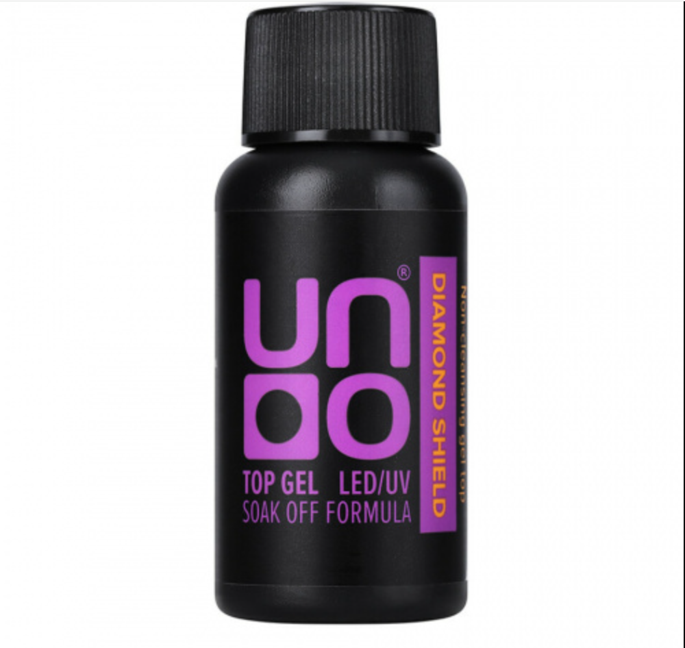 Топ UNO DIAMOND SHIELD, для гель-лака, без липкого слоя, глянцевый, 30 мл