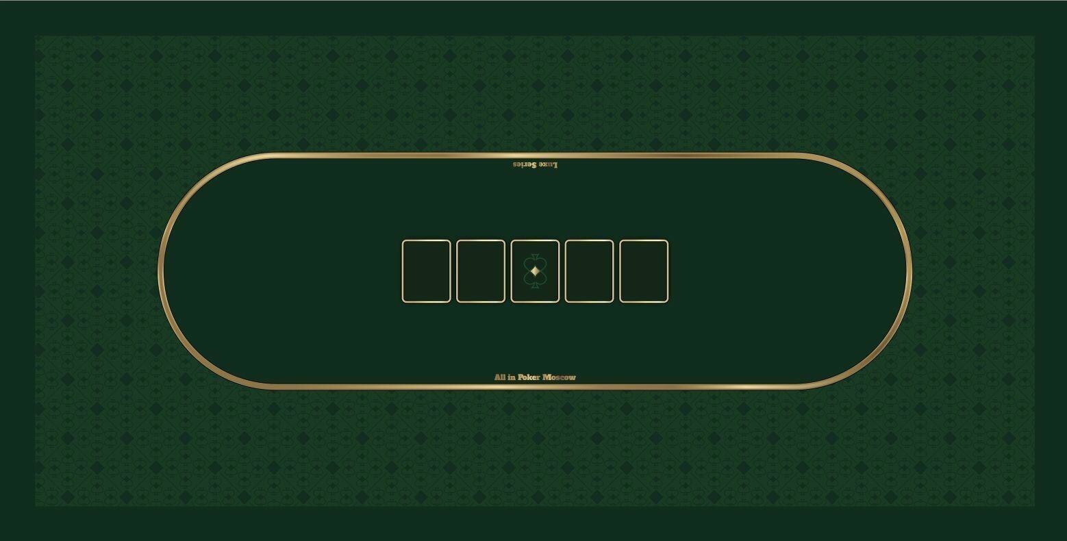 Сукно для покера прямоугольное 180х90 см - LUXE