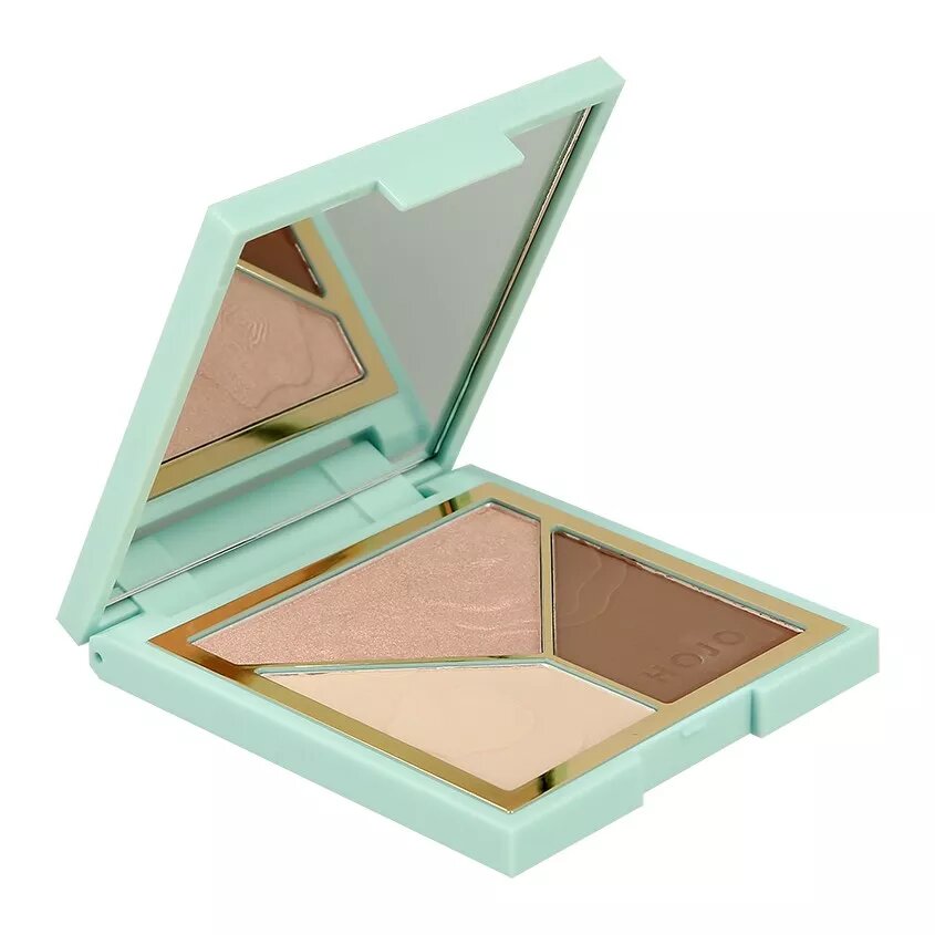 Палетка для скульптурирования `HOJO` EDEN 3в1, тон 01 (3 оттенка)