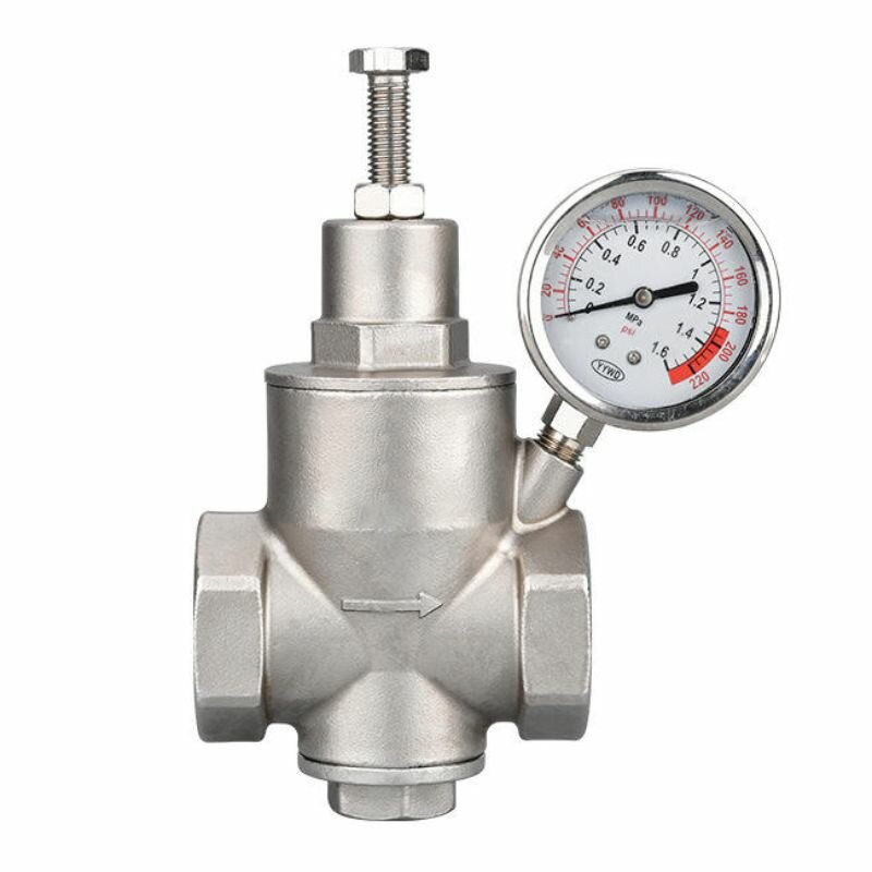 Редуктор Давления Воды 1/2 С Манометром