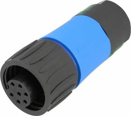 Разъем AMPHENOL C016 30D006 100 10 круглый: вилка: на провод: PIN: 7: "мама": пайка: IP65 IP67 1шт