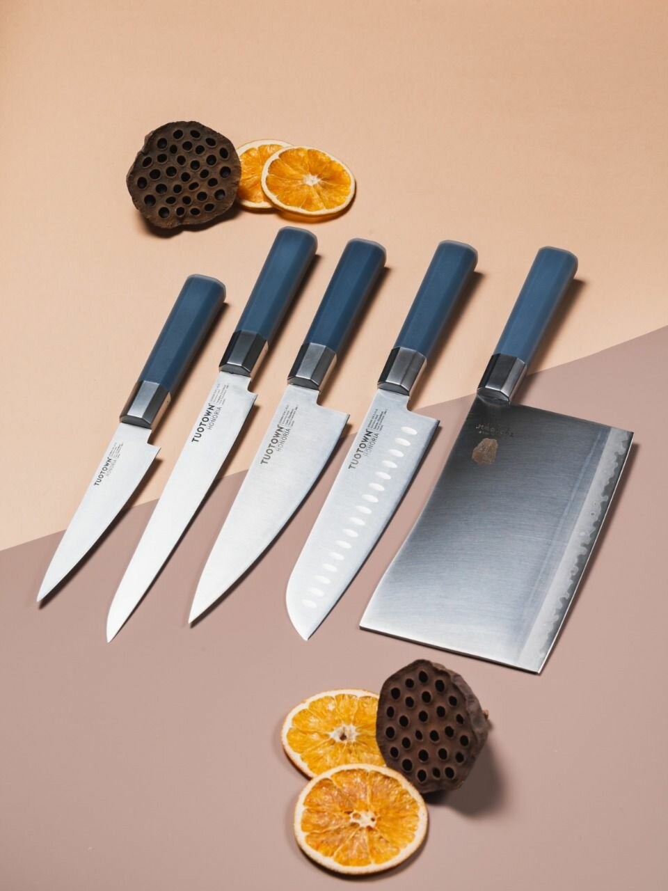 Набор кухонных ножей Honoria 5шт TuoTown
