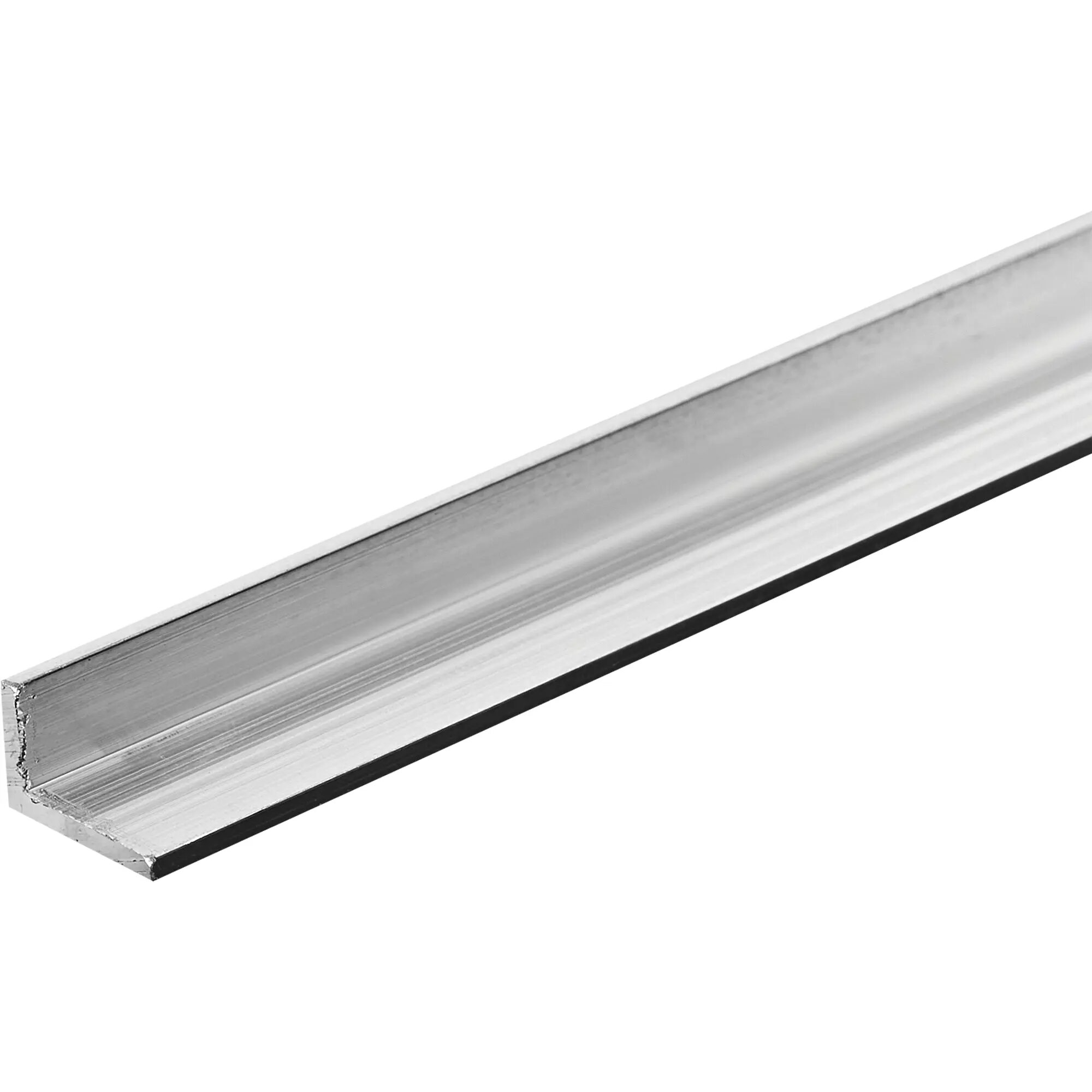 Профиль L-образный алюминий 15x10x2x2700 мм серый