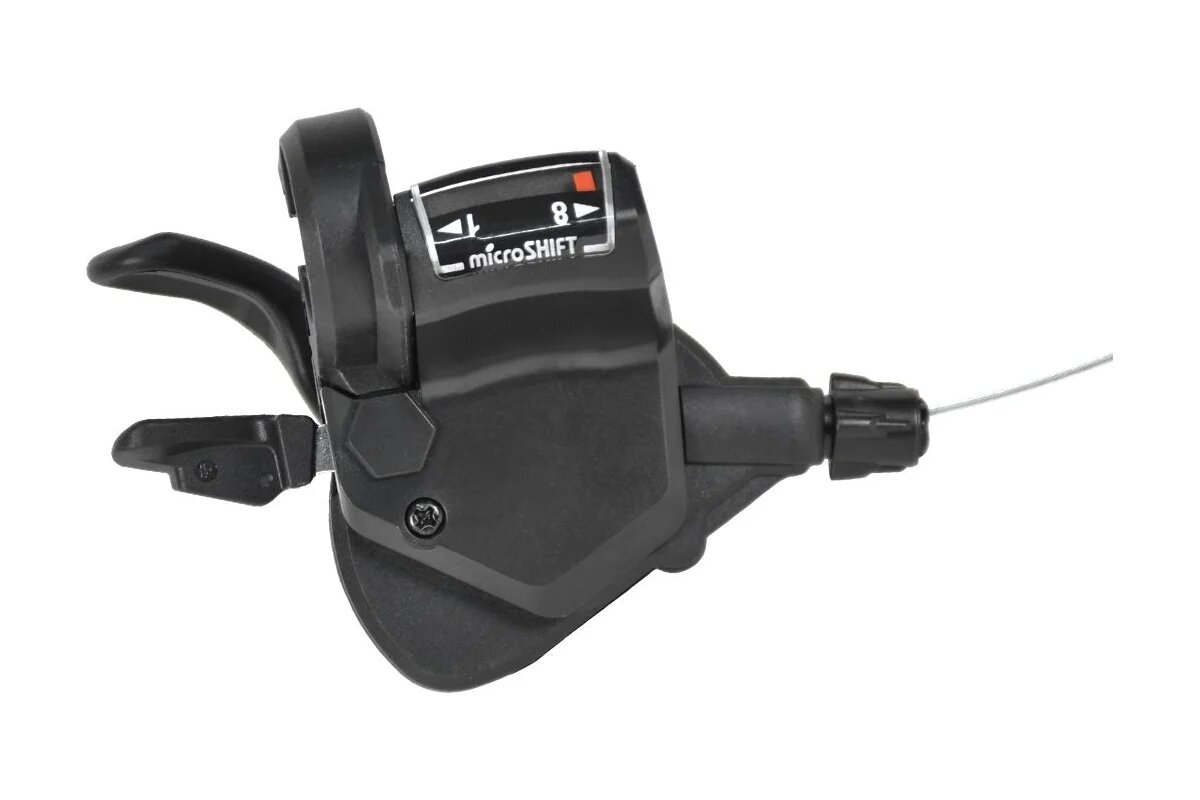 MICROSHIFT Шифтер TS39-8, правый,8 передач, триггер, черный HQ-0010364