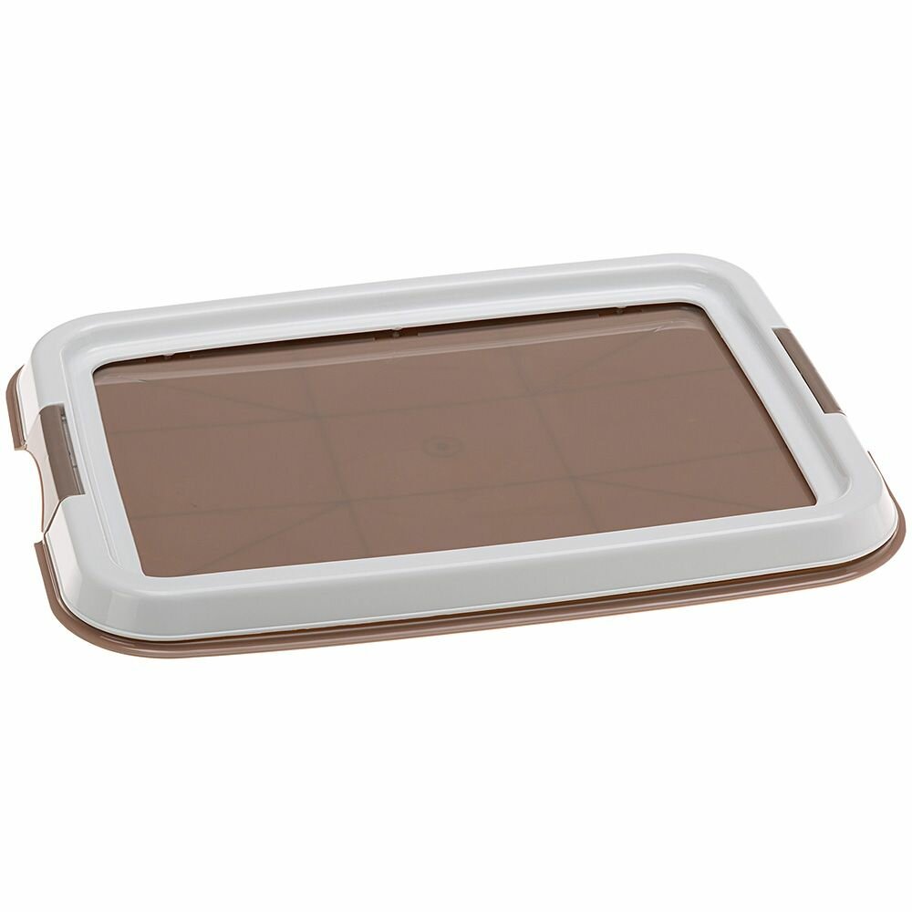 Туалет-лоток для использования с пеленками Ferplast HYGIENIC PAD TRAY маленький, 36х49 см (туалет для животных))