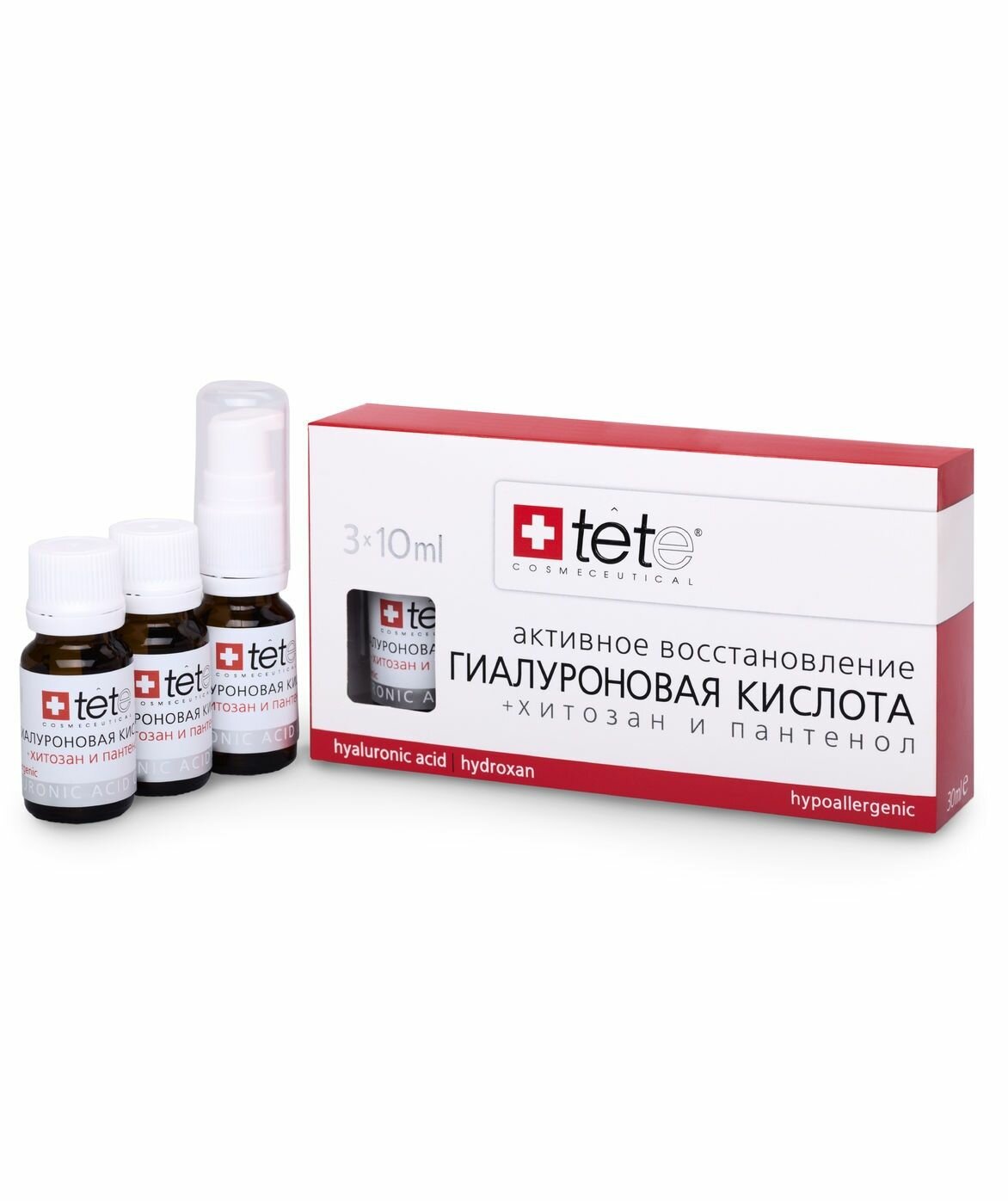Гиалуроновая кислота с хитозаном и пантенолом TETe Cosmeceutical Hyaluronic Acid and Hydroxan Panthenol