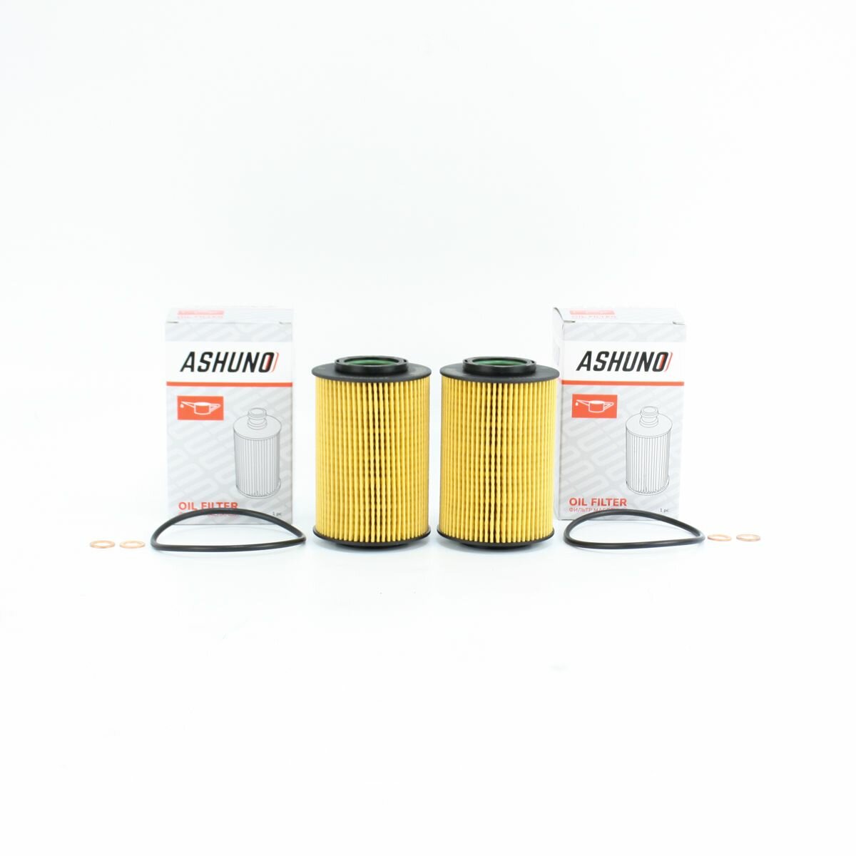 Фильтр масляный (вставка) (2 шт.) HYUNDAI Tucson , Santa Fe , Grandeur , KIA Carens , Sportage , Ceed ; 2632027400