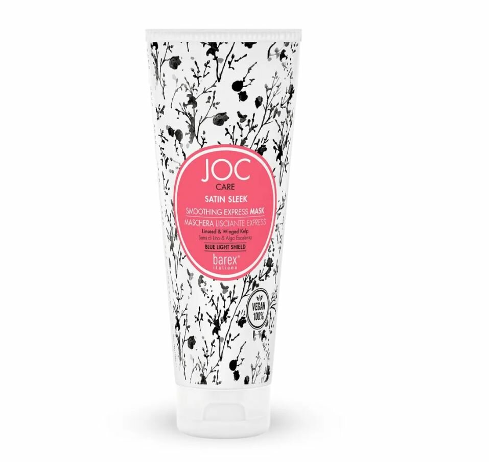 Маска для волос разглаживающая Barex JOC Care Satin Silk, с льняным семенем и водорослью, для вьющихся волос, 200 мл