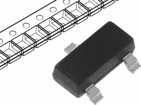Диод защитный NEXPERIA PESD5V0L2BT,215 Диод: TVS 350Вт 7,6В 13А двунаправленный двойной общий катод 1шт