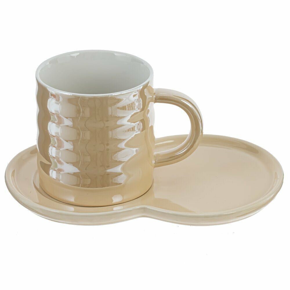 Кружка с блюдцем, 250 мл, 19х12х9 см KSM-814050_3