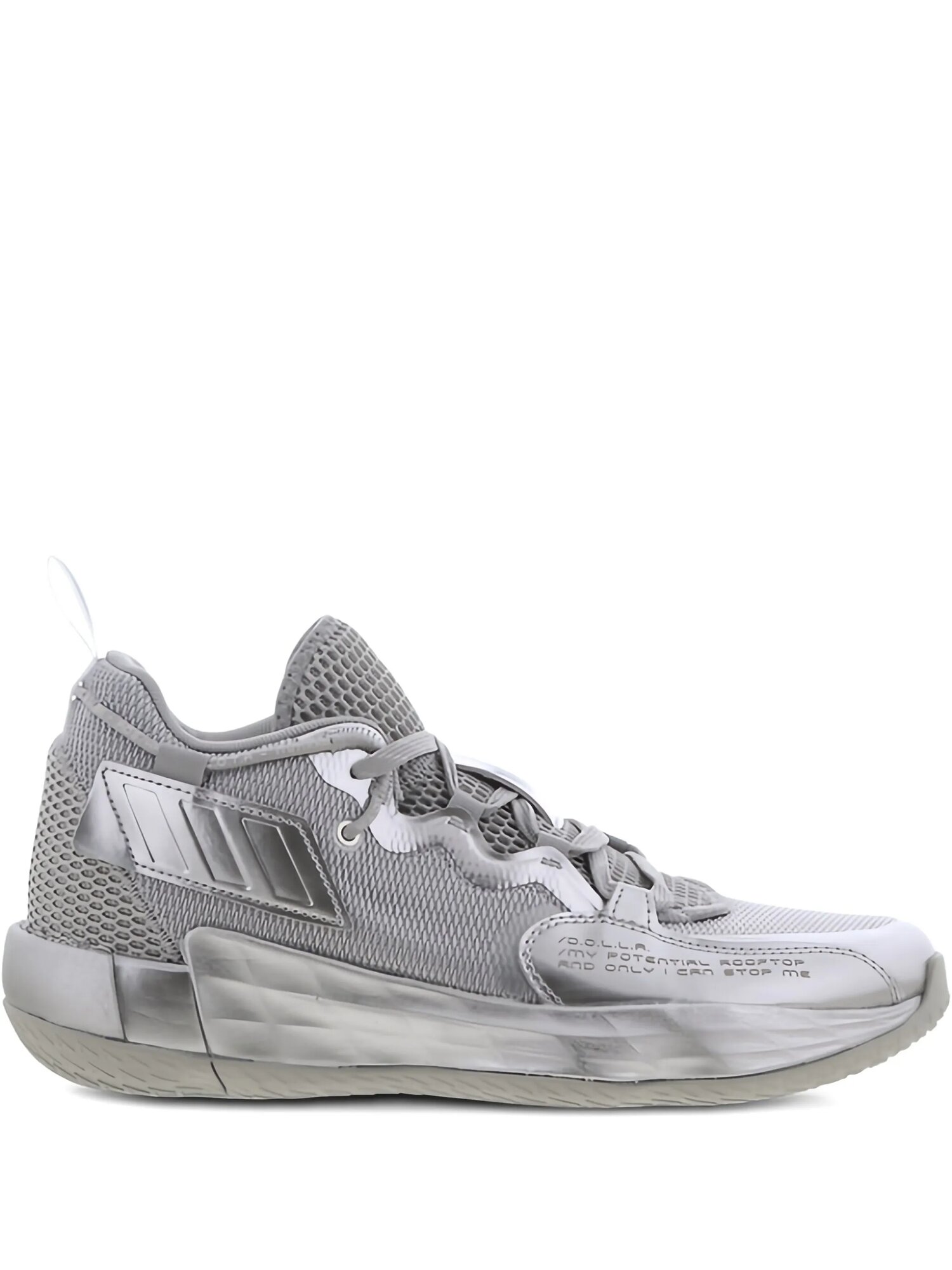 Кроссовки Dame 7 EXTPLY Grey Two/Silver Metallic/Cloud White