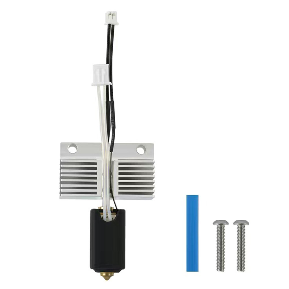 24V 80W Ceramic Hotend Kit with Heatsink Silicone Sleeve Compatible Elegoo Neptune 4 Plus/Neptune Max 3D Printer Pre-assembled High-Quality Performance 0.4mm Nozzle Suitable for 1.75mm Filament PLA/ ABS/ PETG/ TPU/ Wood