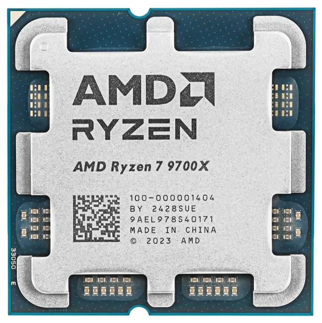 Amd Процессор AMD Ryzen 7 9700X BOX (без кулера) 3.8 ГГц - 5.5 ГГц/8 ядер/32 Мб/AMD Radeon Graphics (Raphael)/65 Вт/Socket AM5