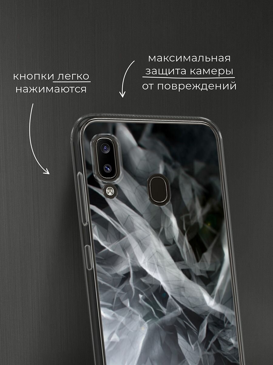 Чехол на Samsung Galaxy A30/A20 / Самсунг Галакси A30/A20 с принтом "Абстракция 9" — фото 1