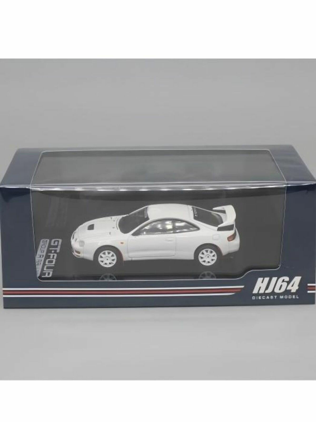 Машинка Hobby Japan 1/64 Toyota Celica 6th Generation T200 GT-Four White Die-cast Alloy Car Model Collection Toy Gift