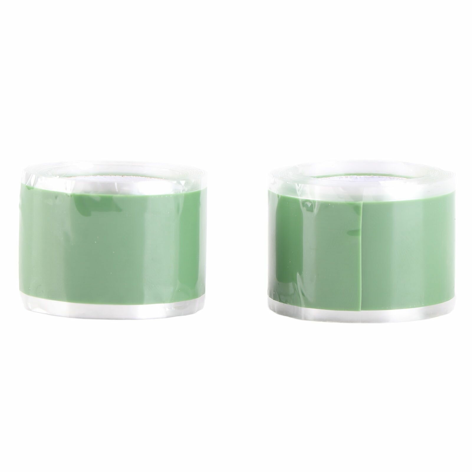 2 шт. силиконовые самоклеящиеся ленты для ремонта шлангов, зеленая