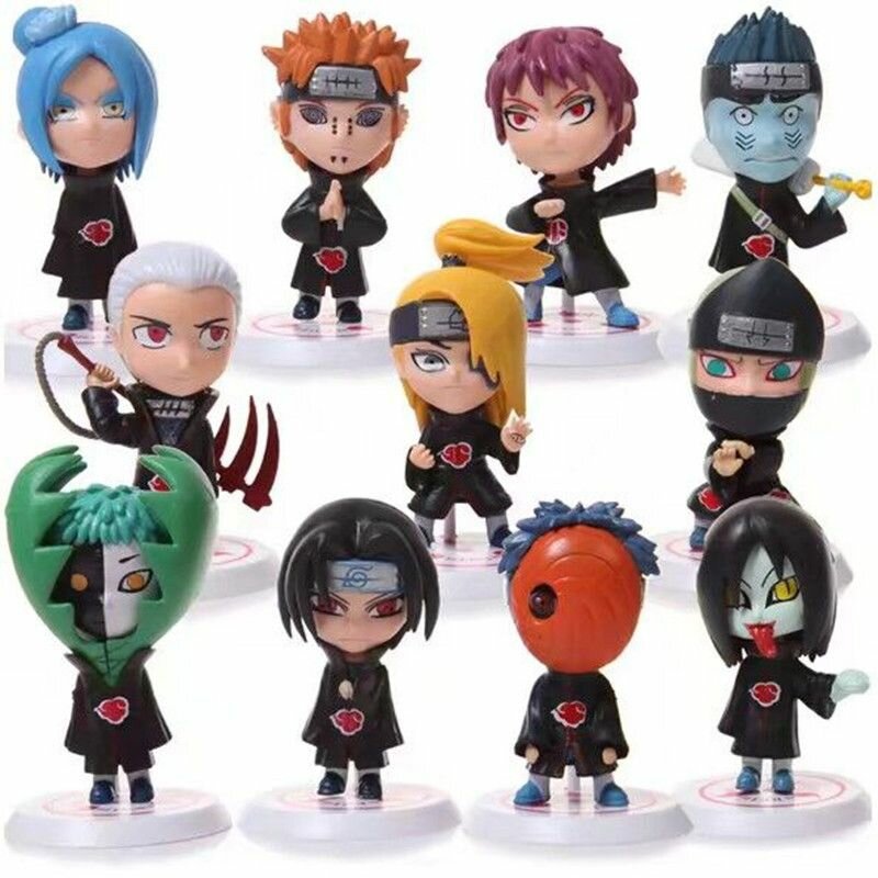 Аниме фигурки наруто Акацуки Фигурка 11шт / Naruto Akatsuki