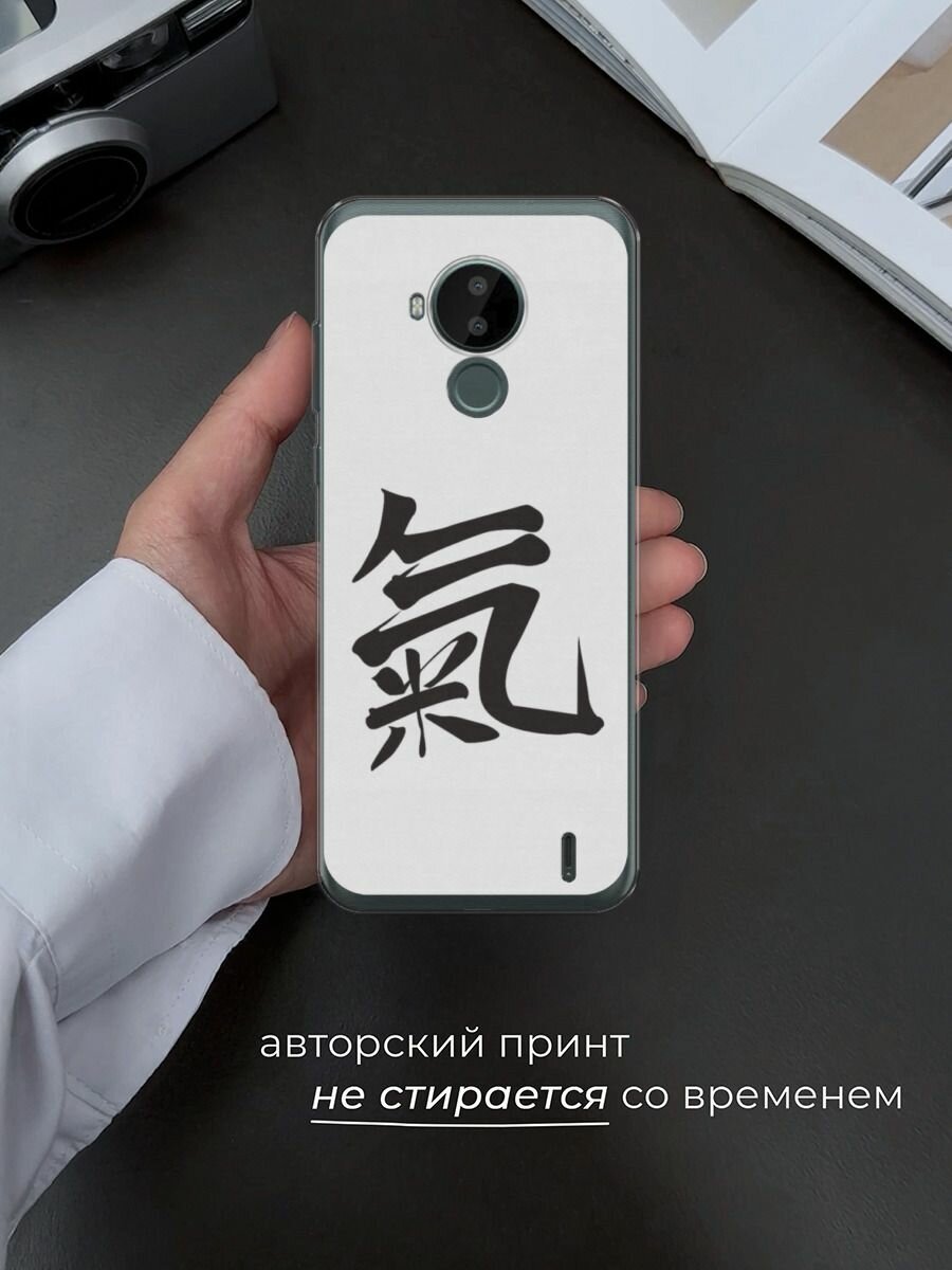 Силиконовый чехол на Nokia C30 / Нокия C30 с принтом Энергия — фото 1