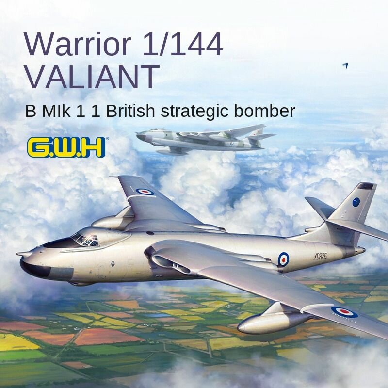Great WaLL Hobby L1010 1/144 британский стратегический бомбардировщик vaLiant b mLk1 самолеты