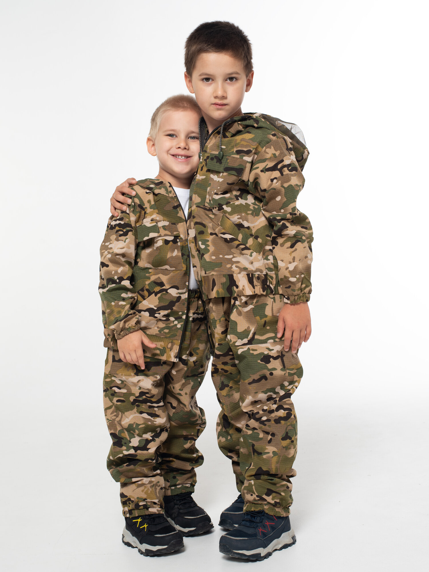 Детский камуфляжный костюм / тактическая форма из Рипстопа /