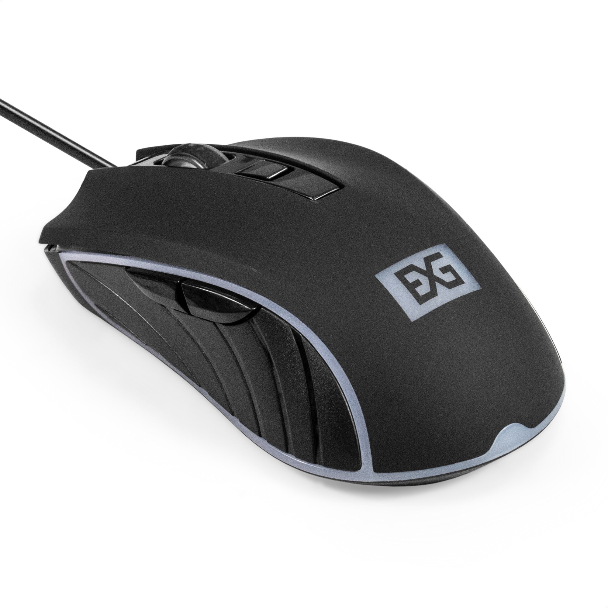 Мышь ExeGate Gaming Standard SL-9064 (USB, оптическая, 3600dpi, 6D, 6 кнопок и колесо прокрутки, длина кабеля 1,5м, черная с подсветкой, RTL) EX298899RUS