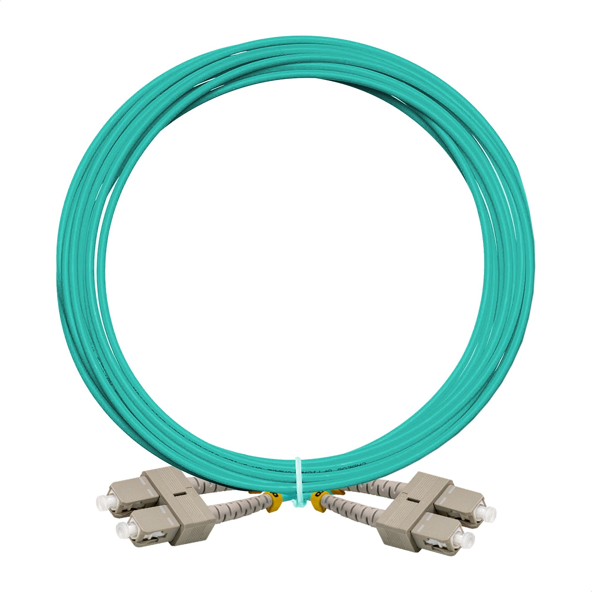 Патч-корд волоконно-оптический ExeGate FC-D-503-SC-SC-3M-LSZH (Шнур во MM 50/125 (OM3), SC/UPC-SC/UPC, Duplex, LSZH, 3м) EX297954RUS