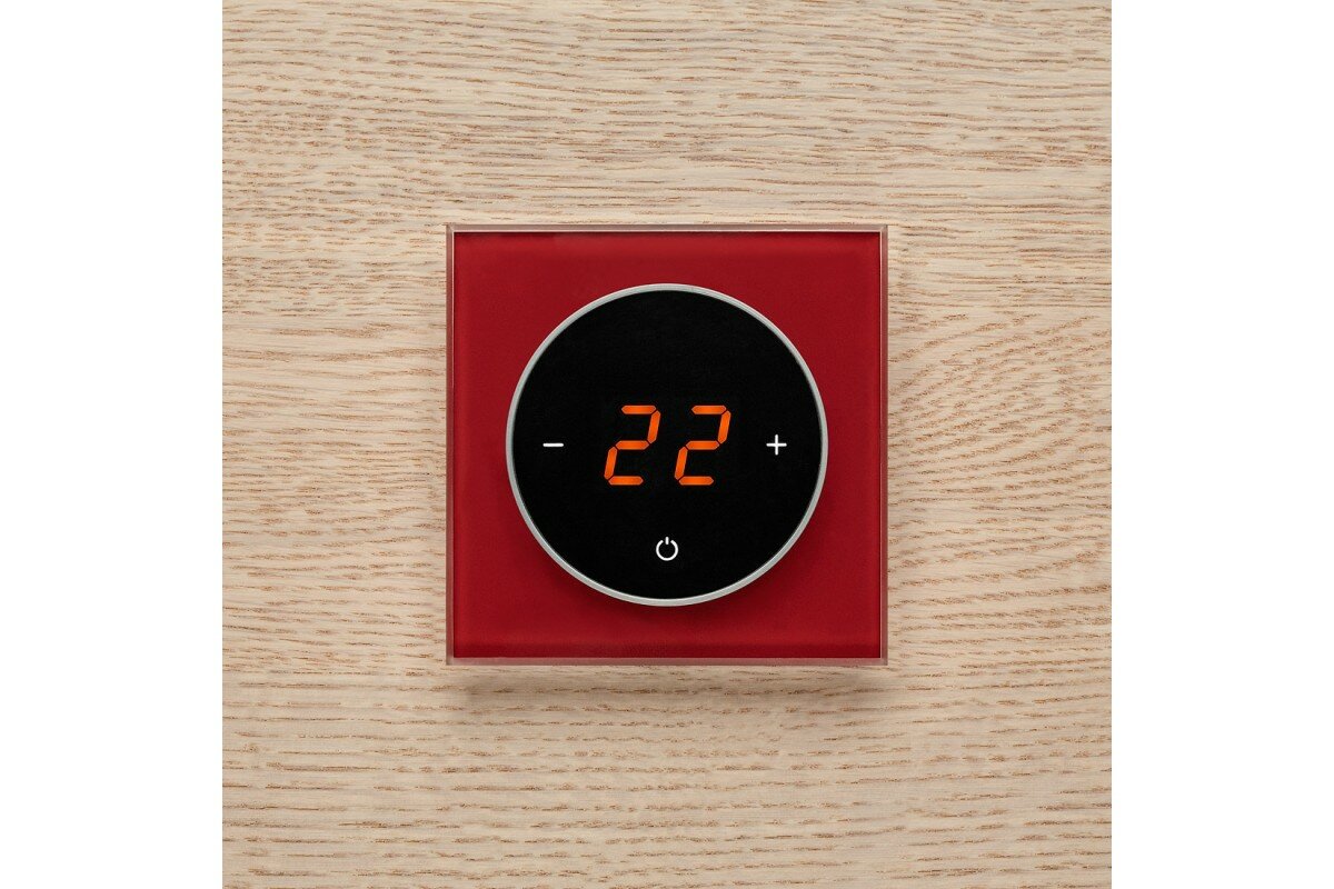 Терморегулятор Aura TAKTO 3004 Red Dark (темный красный) сенсорное управление