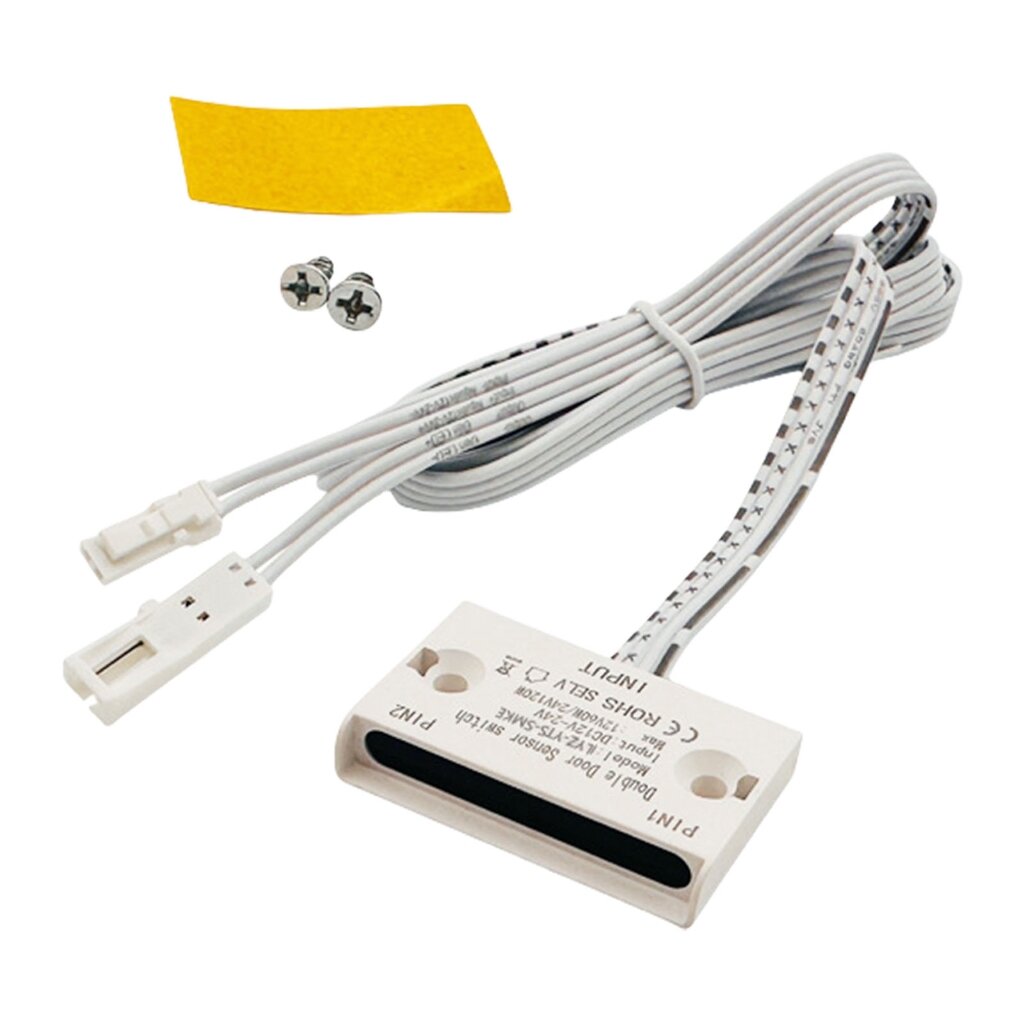 2Pcs Auto ON/OFF Door Open Sensors Switches Wardrobe Closet Cabinet Door Open/Close Sensors Switches For Home Cabinet