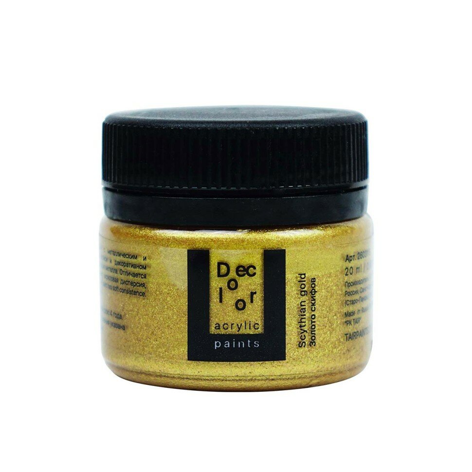 Акрил Золото скифов Деколор 20мл, артикул 2603115