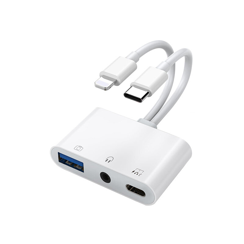 Считыватели карт LZL dual usb+3.5mm headphone+tc multifunction, цвет: dual usb+3.5mm headphone