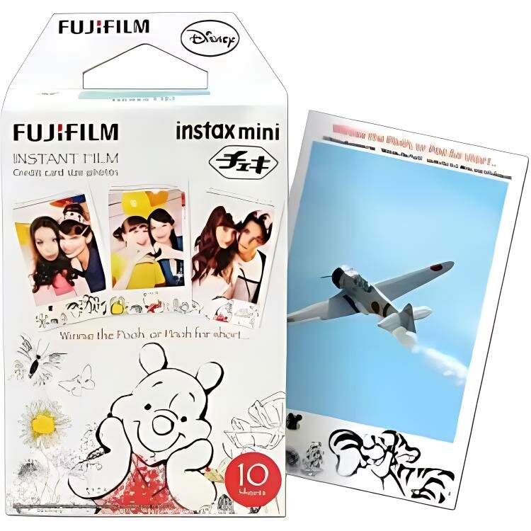 Мгновенный фотоаппарат FUJIFILM INSTAX One Time Imaging мини-коллекция Винни-Пух, белый, 1318135252