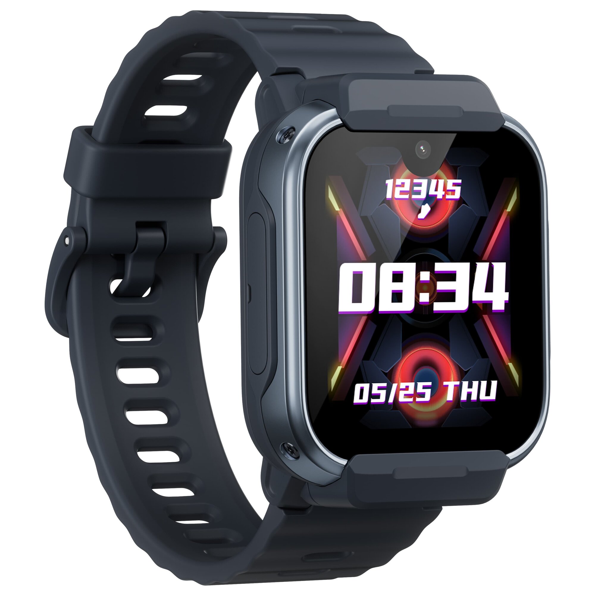 Умные часы детские Xiaomi S1 с обучающим режимом, ink blue black, HD двойная камера, точное позицио