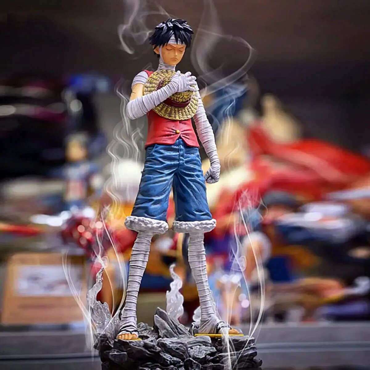 Аниме-фигурка Monkey D. Luffy Quiet Tribute, 26,5 См, Коллекционная Статуэтка Из ПВХ, Украшение