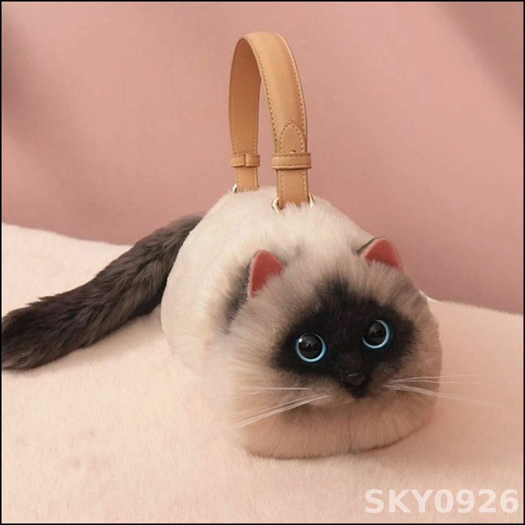 Сумка Кошка Меховая