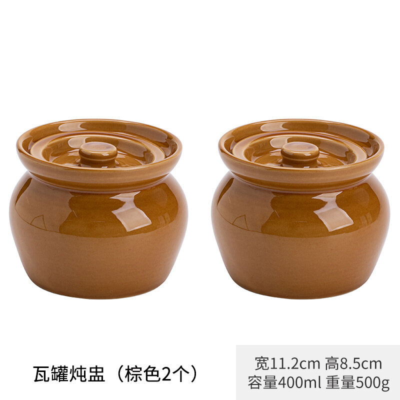 ⭐Керамическая кастрюля для тушения, глиняная кастрюля, разделитель воды для тушения, кастрюля для приготовления яиц на пару с крышкой, суповая кастрюля, китайская кастрюля для закусок Ша⭐