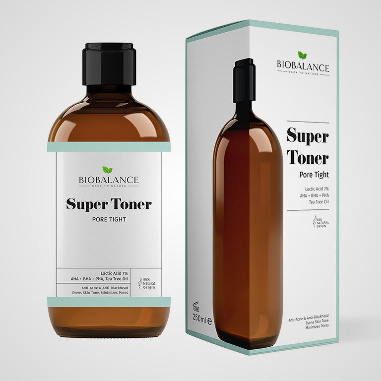 Тоник для лица, способствующий уменьшению пор 250 мл BIOBALANCE SUPER TONER PORE TIGHT Тоник 250 мл