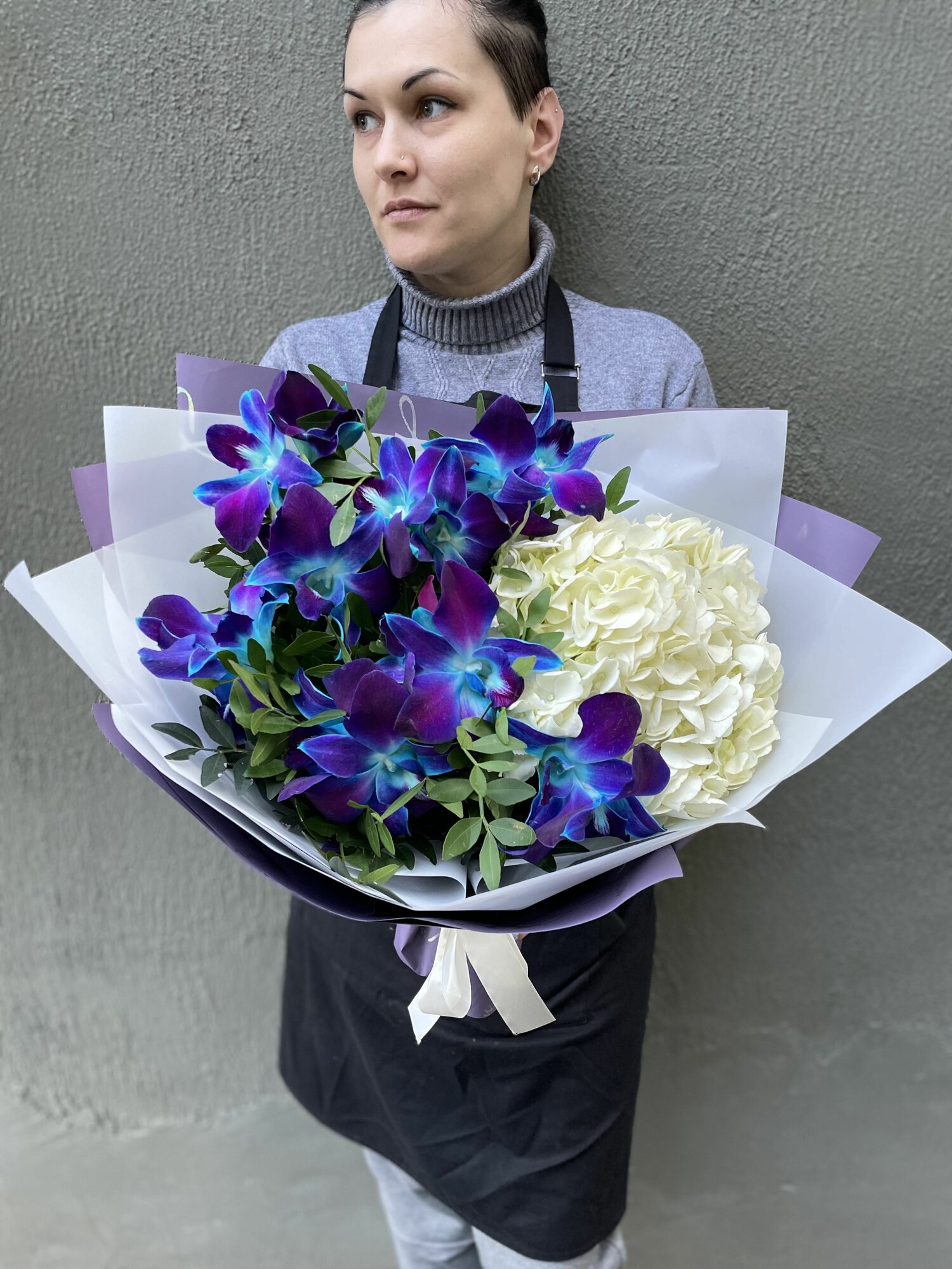 Авторский букет дендробиум