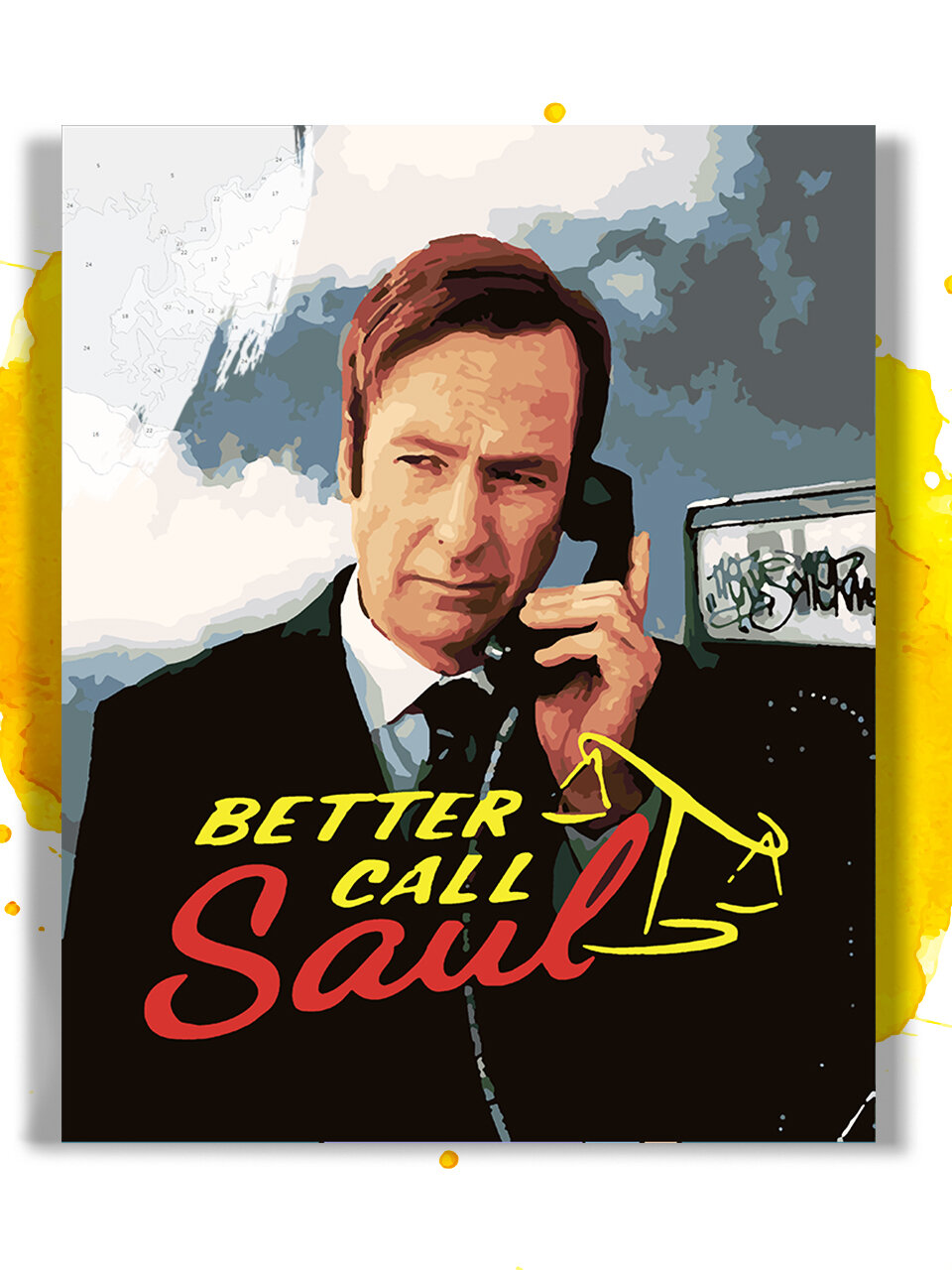 Картина по номерам на холсте Better Call Saul, 40 х 50 см