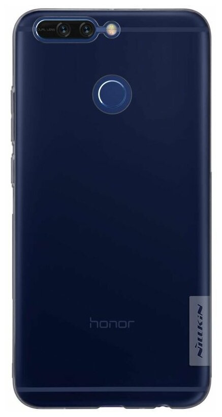 Чехол на Honor V9, Nature силиконовый, темно-прозрачный