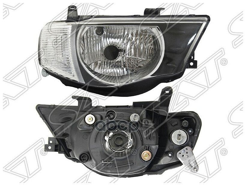 Фара Mitsubishi L200 07-14 / Triton 06-10 (Справа/ Галоген/ Ручная регулировка) Sat арт. ST2141180RLDE