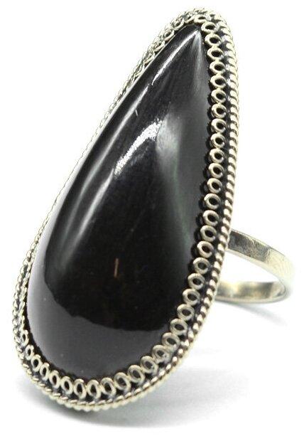 Кольцо, обсидиан